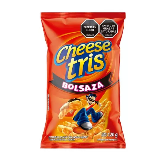 Cheese Tris FritoLay 120g snack de queso